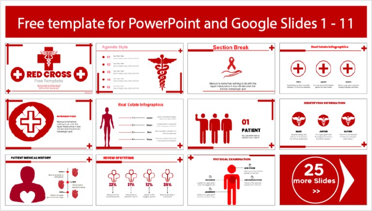 Red Cross Template - PowerPoint Templates and Google Slides