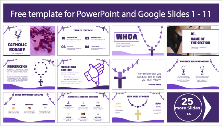 Rosary Template - PowerPoint Templates and Google Slides