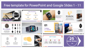 Smartwatch Template - PowerPoint Templates and Google Slides