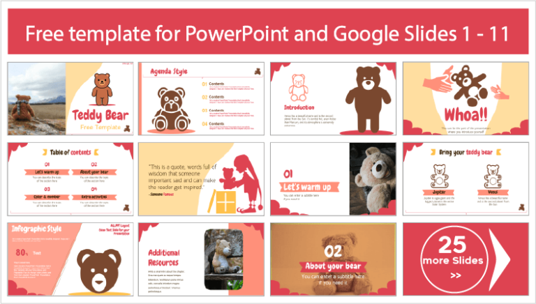 Teddy Bear Template - PowerPoint Templates and Google Slides