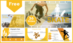 Skateboarding Template - PowerPoint Templates and Google Slides
