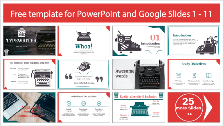 Typewriter Template - PowerPoint Templates and Google Slides