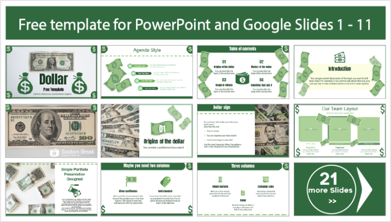 Dollars style template - PowerPoint Templates and Google Slides