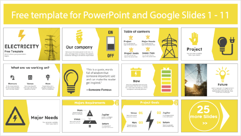 Electricity Template - PowerPoint Templates and Google Slides