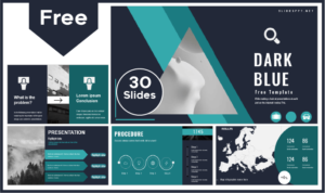 Dark Blue Template - PowerPoint Templates and Google Slides