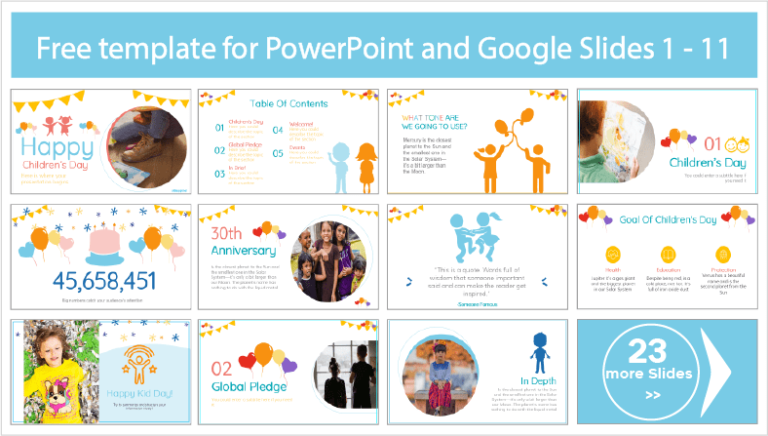 Happy Children's Day Template - PowerPoint Templates and Google Slides