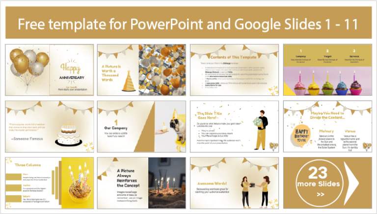 Happy Anniversary Template - PowerPoint Templates and Google Slides