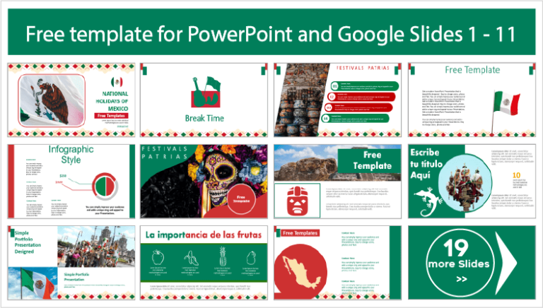 Mexico National Holidays Template - PowerPoint Templates and Google Slides