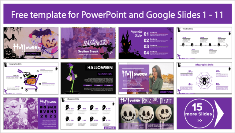 Halloween Shopping Template - PowerPoint Templates and Google Slides