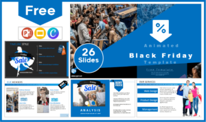 Black Friday animated Template - PowerPoint Templates and Google Slides