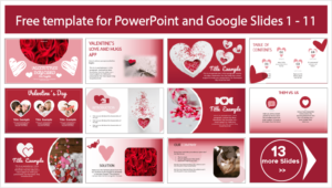 Valentine's Day Card Style Template - PowerPoint Templates and Google ...