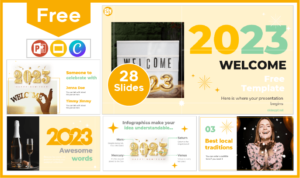 Welcome 2023 Template - PowerPoint Templates and Google Slides