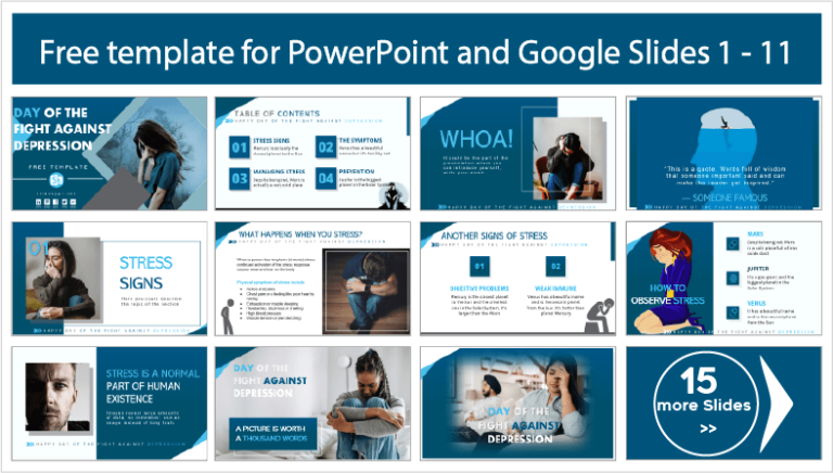 Fight Depression Day Template - PowerPoint Templates and Google Slides