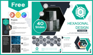 Hexagonal style Template - PowerPoint Templates and Google Slides