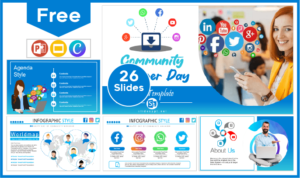 Community Manager Day Template - PowerPoint Templates and Google Slides