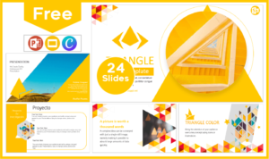 Triangles style Template - PowerPoint Templates and Google Slides