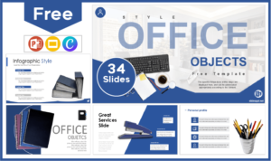 Office Objects Template - PowerPoint Templates and Google Slides