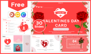 Valentine's Day Card Template - PowerPoint Templates and Google Slides