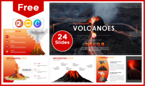 Volcanoes Template - PowerPoint Templates and Google Slides