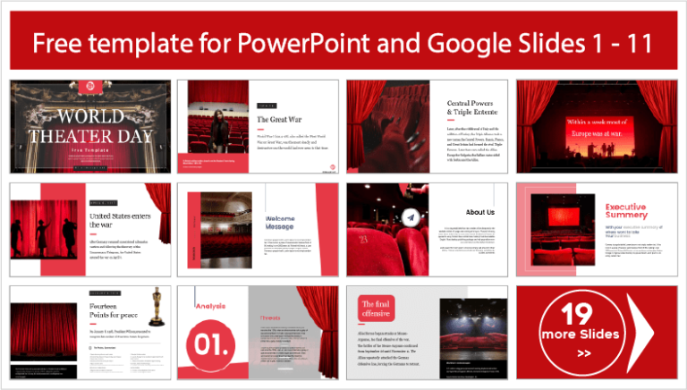 World Theater Day Template - PowerPoint Templates and Google Slides
