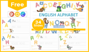 English alphabet Template - PowerPoint Templates and Google Slides