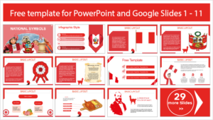 Patriotic Symbols of Peru Template - PowerPoint Templates and Google Slides