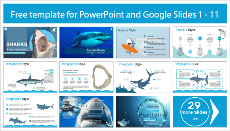Sharks Template - PowerPoint Templates and Google Slides