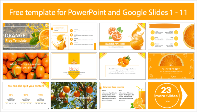 Orange Fruit Template - PowerPoint Templates and Google Slides