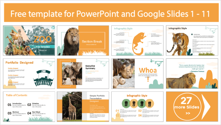 Zoo Template - PowerPoint Templates and Google Slides