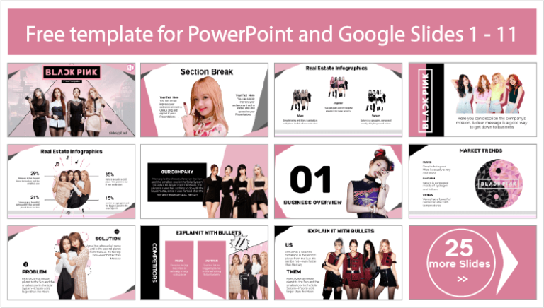 Modern Blackpink Template - PowerPoint Templates and Google Slides
