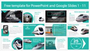 Bullet Train Template - PowerPoint Templates and Google Slides