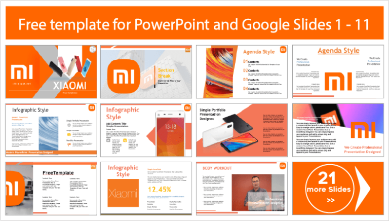 Xiaomi Template - PowerPoint Templates and Google Slides