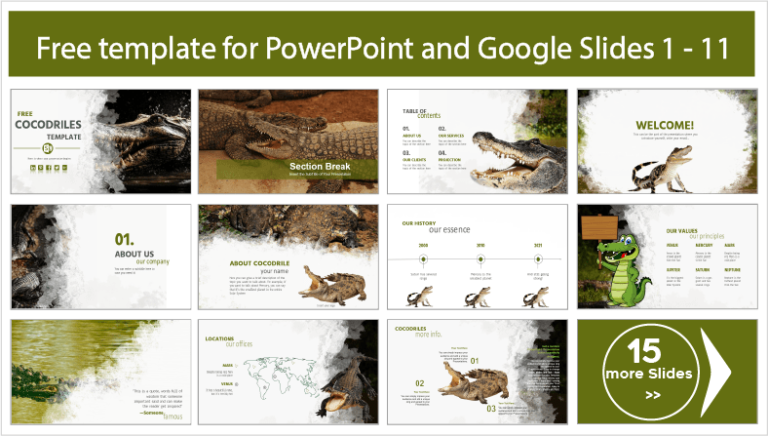 Cocodrilos Template - PowerPoint Templates and Google Slides
