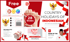 Indonesian National Holidays Template - PowerPoint Templates and Google ...