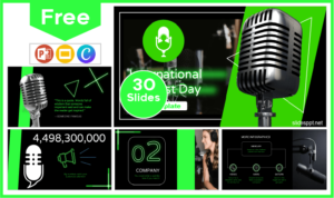 International Podcast Day Template - PowerPoint Templates and Google Slides