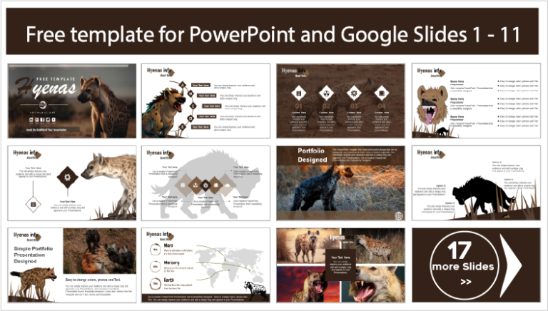 Hyenas Template - PowerPoint Templates and Google Slides