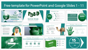 Saudi Arabia National Day Template - PowerPoint Templates and Google Slides