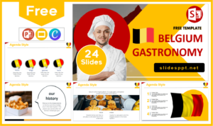 Belgium Gastronomy Template - PowerPoint Templates and Google Slides