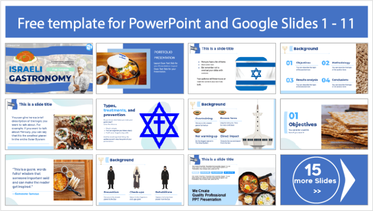 Israel Gastronomy Template - PowerPoint Templates and Google Slides