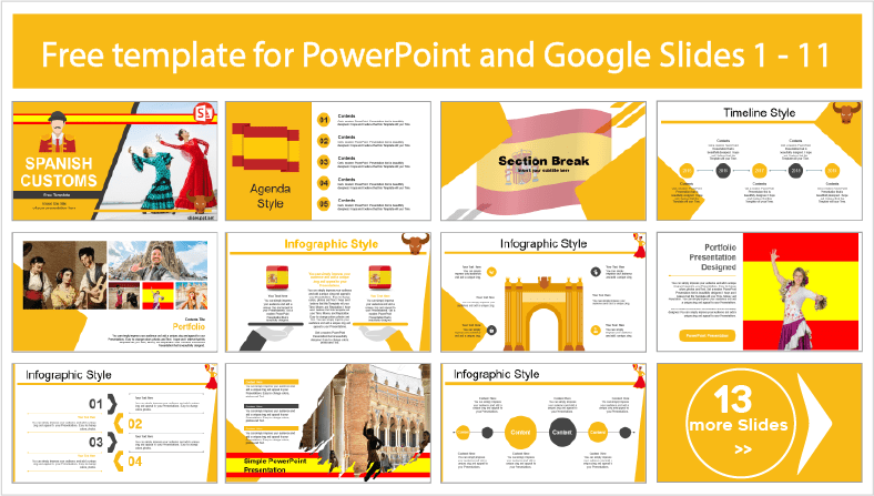 Spain Customs Template - PowerPoint Templates and Google Slides