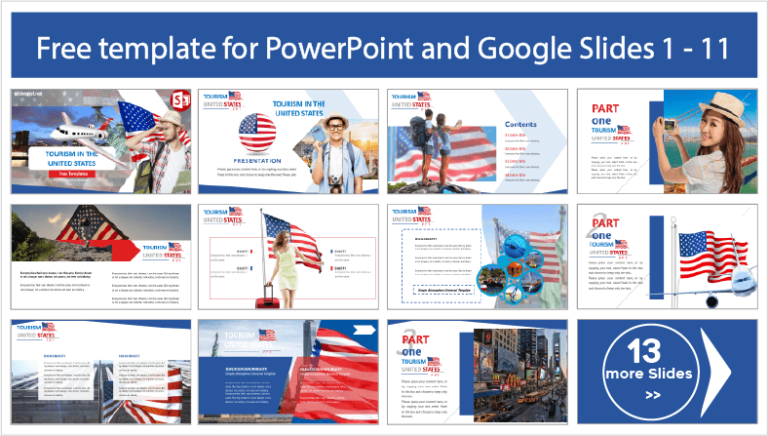 United States Tourism Template - PowerPoint Templates and Google Slides
