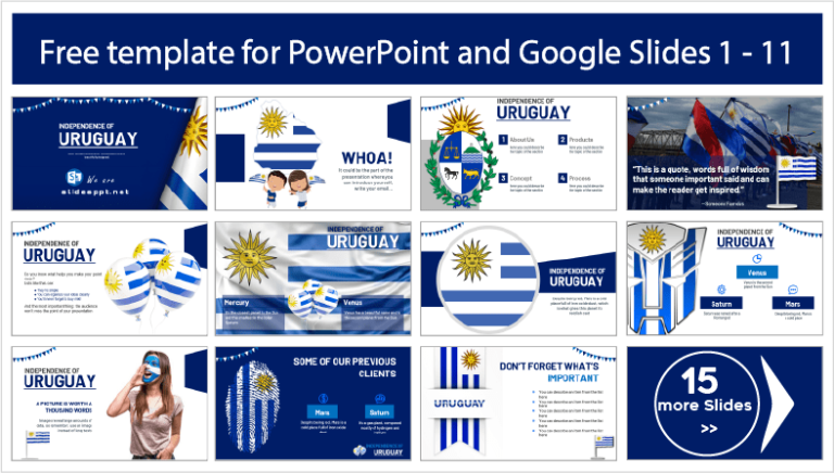 Uruguay Independence Template - PowerPoint Templates and Google Slides