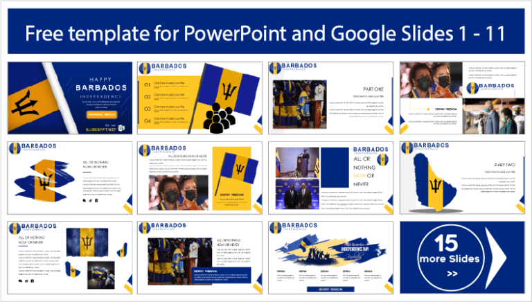 Barbados Independence Template - PowerPoint Templates and Google Slides