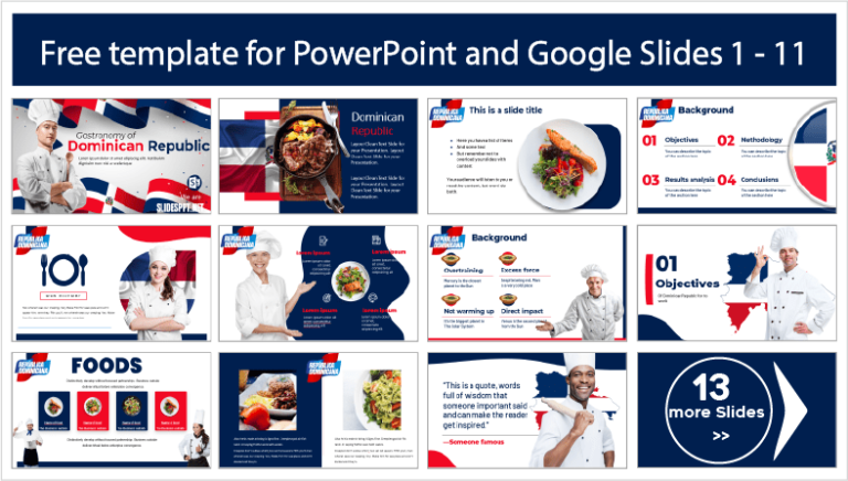 Dominican Republic Gastronomy Template - PowerPoint Templates and ...