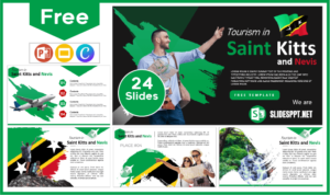 Saint Kitts and Nevis Tourism Template - PowerPoint Templates and ...